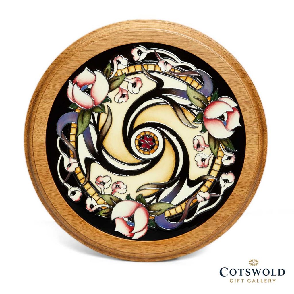 First Day of Christmas Plaque | Moorcroft Pottery | Cotswold Gift Gallery