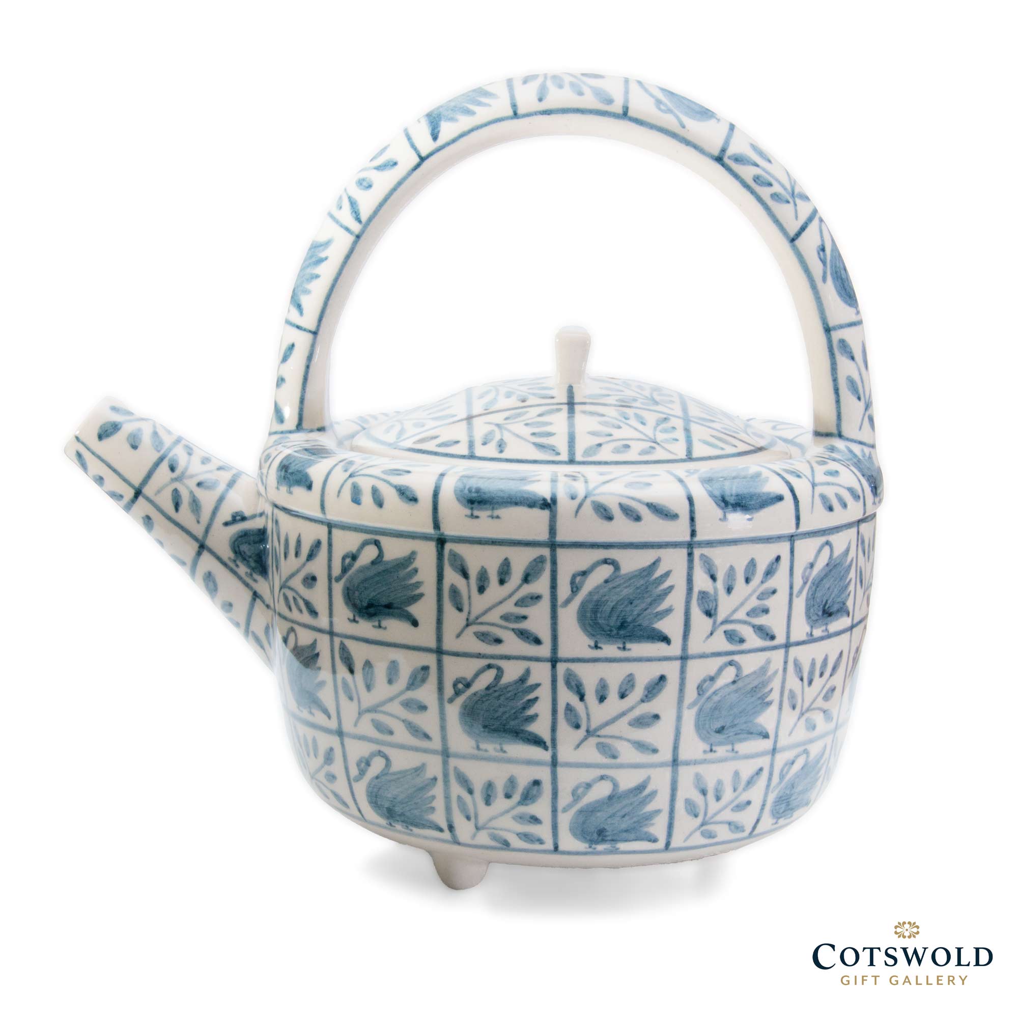 Swan Teapot – Dennis Chinaworks – Cotswold Gift Gallery
